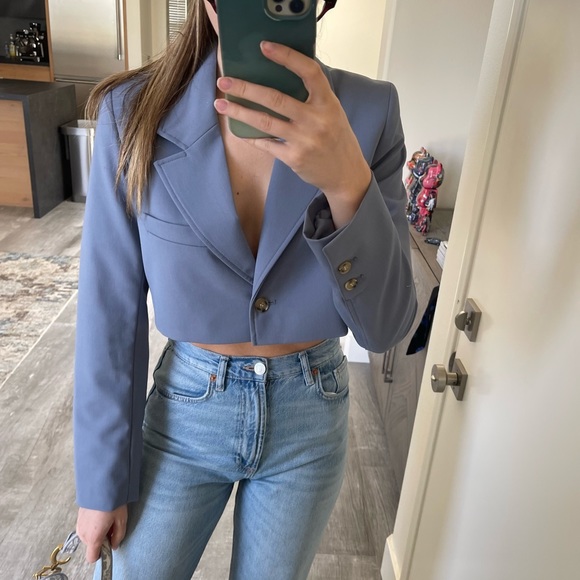 Zara | Jackets & Coats | Zara Cropped Blazer | Poshmark
